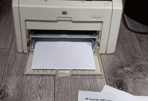 Принтер лазерный hp 1022