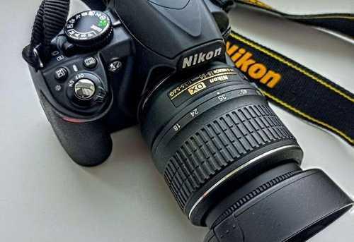 Зеркальный фотоаппарат nikon d3100 kit 18-55