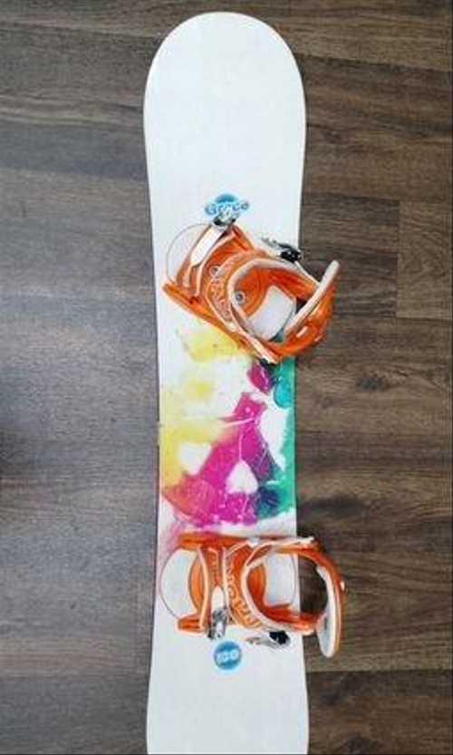 Сноуборд Salomon Grace 130+ крепы Snowjam S/M