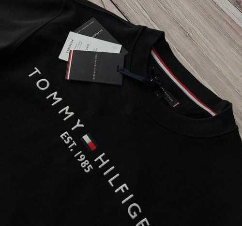 Свитшот Tommy Hilfiger черный 1985 мужской