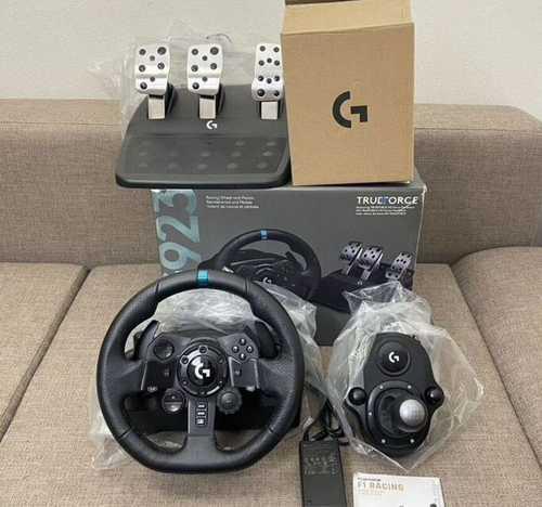 Игровой руль logitech g923   shifter