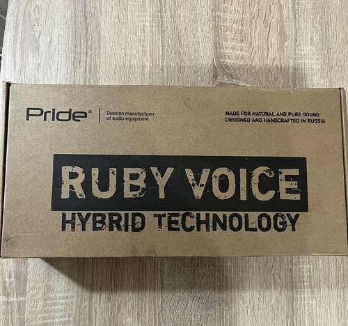 Автомобильные динамики pride ruby voice 6,5”