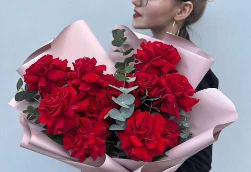Букет цветов "Признание" (11 французских роз)