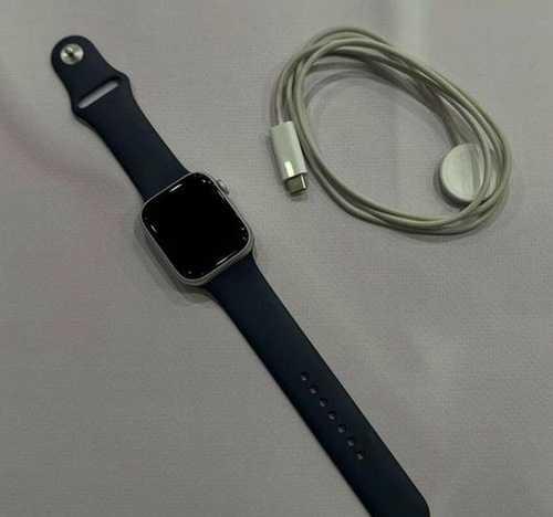 Часы apple watch 9 45 mm silver