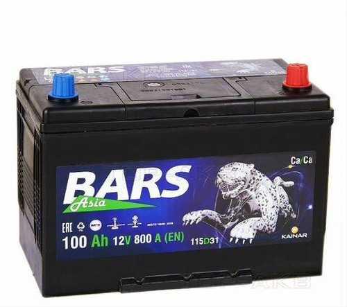 Аккумулятор bars Asia 6ст-100 апз о.п. 115D31L 100