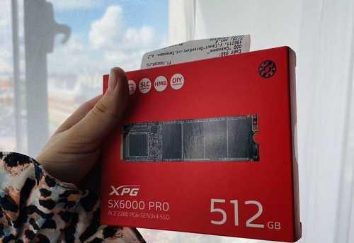 512 гб SSD M.2 накопитель adata XPG SX6000 Pro