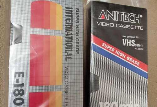 Видеокассеты VHS International, Anitech новые