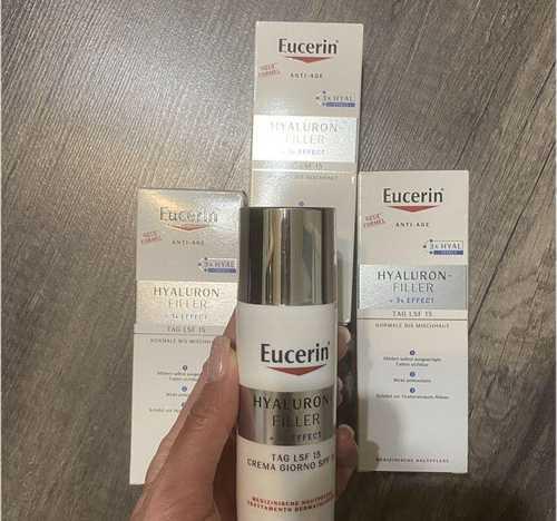 Eucerin hyaluron filler дневной антивозр крем