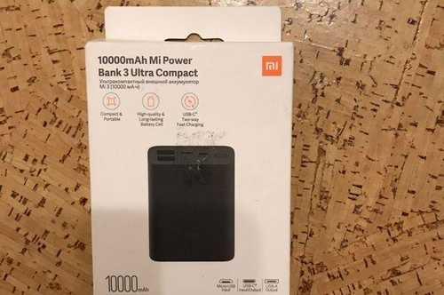 Паврбанк 10000mAh mi power Bank 3 Ultra Compakt