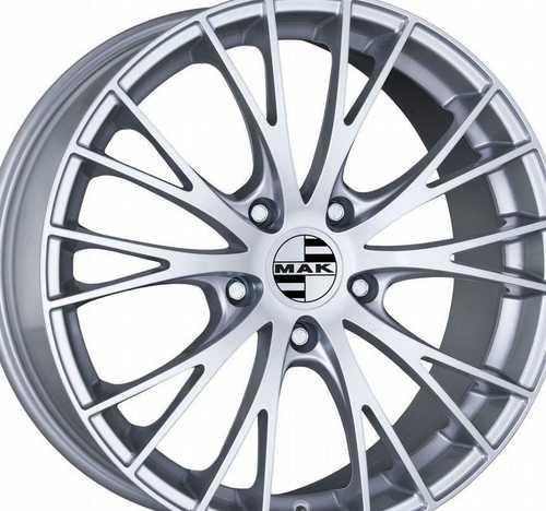 R19 5x130 8,5J ET48 D71,6 MAK Rennen Silver