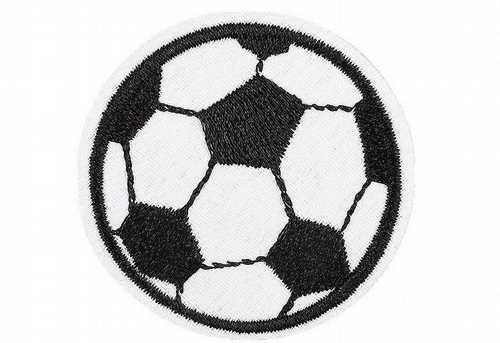 Нашивки на одежду футбольный мяч 1 термонашивка
