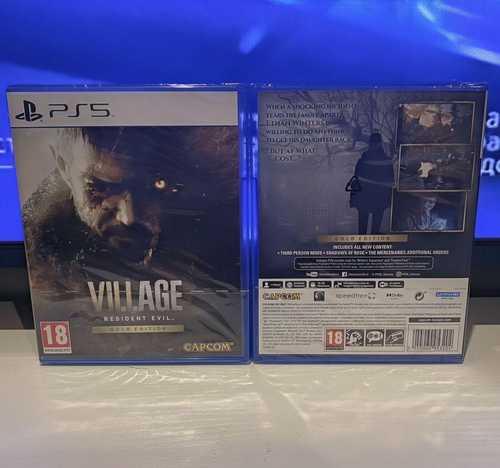 Resident evil village gold edition ps5 (новые)