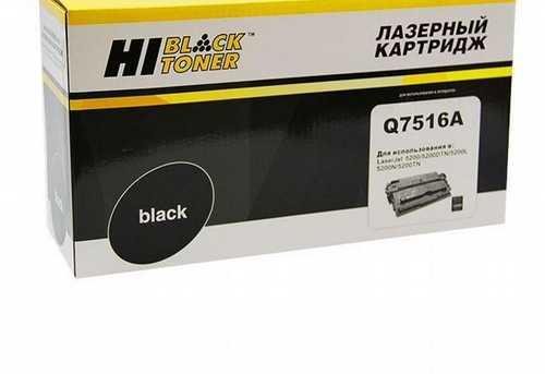 Картридж Q7516A HP LJ 5200, 12K, черный