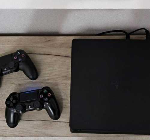 Sony playstation 4 slim 1tb 2 джойстика