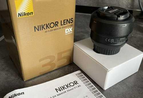 Объектив Nikkor AF-S DX 35mm f/1.8G