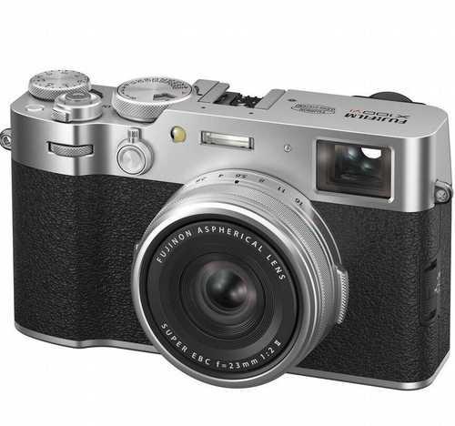 Компактный фотоаппарат Fujifilm X100VI, серебристый