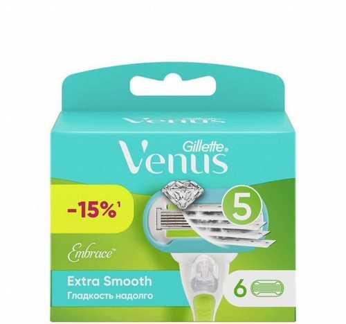 Кассеты сменные для бритья gillette Venus Extra Sm