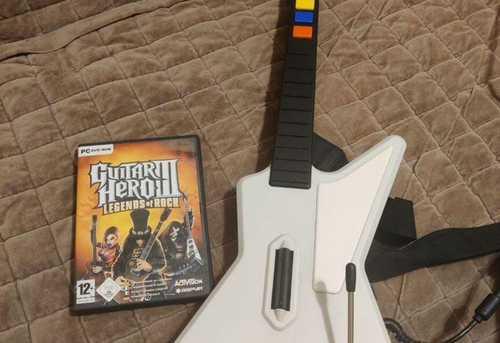 Контролер Guitar Hero и игра Guitar Hero 3 PC