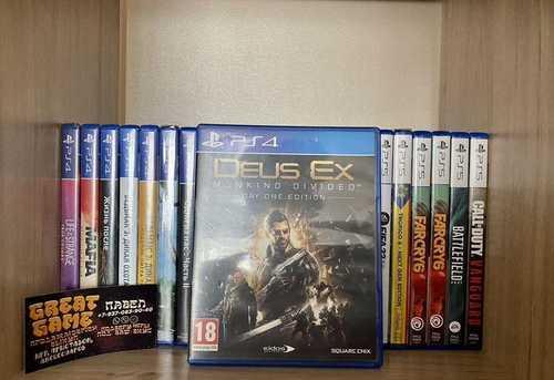 Игры PS4: Deus Ex: Mankind Divided