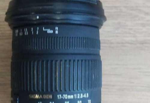 Sigma DC 17-70mm 1:2.8-4.5 Canon ef-s