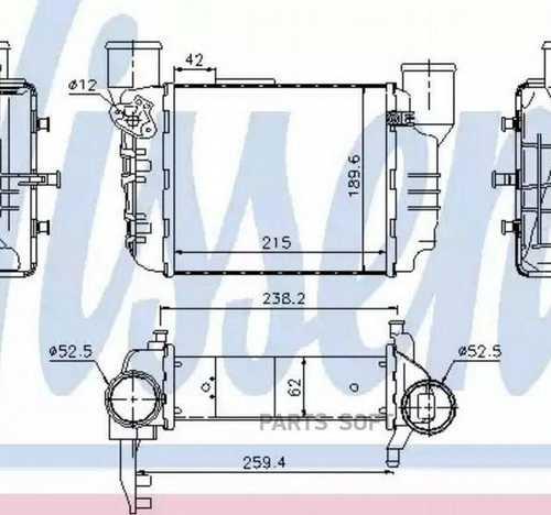Интеркулер seat exeo (2009) 1.8 tfsi