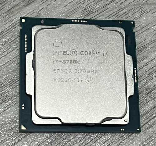 Процессор Intel core i7 8700k 3.7гц