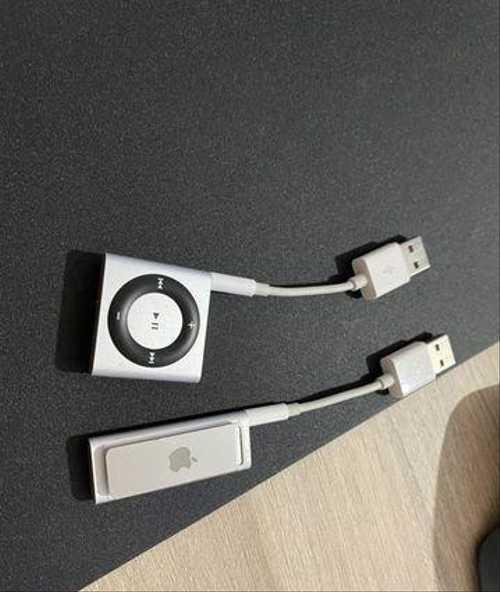 Плеер iPod shuffle две штуки 3 и 4 поколения