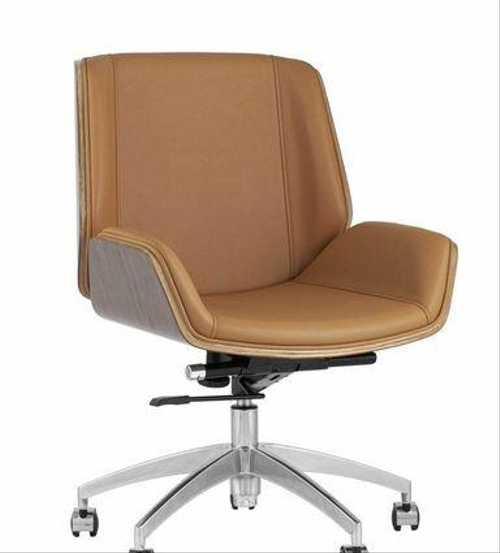Кресло офисное TopChairs Crown коричневый