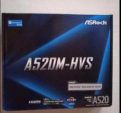 Материнская плата AsRock А520М-HVS