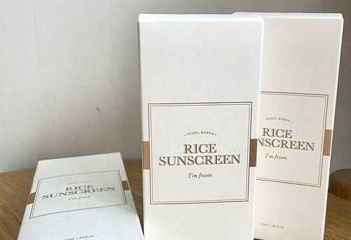 I'm from rice sunscreen солнцезащитный крем