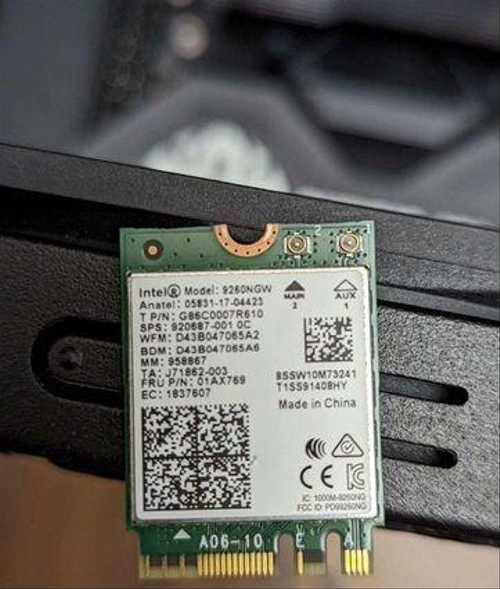 Модуль Wi-Fi Intel 9260NGK