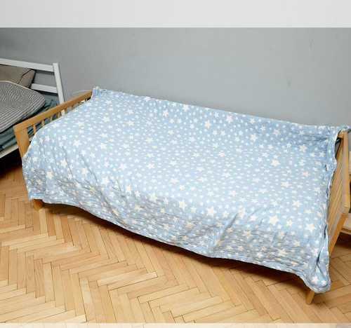 Детская Кровать IKEA gulliver 160x70, бук   матрас