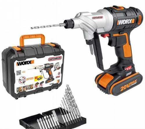 Дрель аккумуляторная worx Switchdriver WX176.2 20V