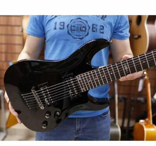 Schecter SGR C-7 BLK - семиструнная электрогитара