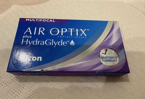Линзы alcon air optix plus hydraglyde multifocal