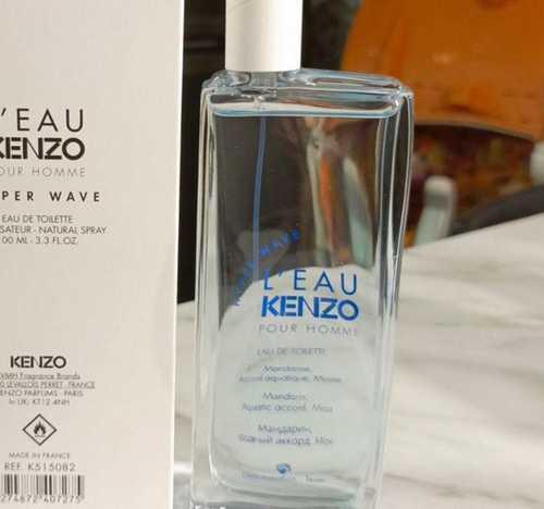 Kenzo l'eau hyper wave pour homme 100мл