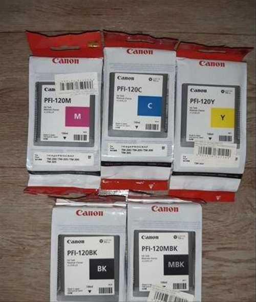 Картридж Canon PFI 120 MBK, BK, M, C, Y