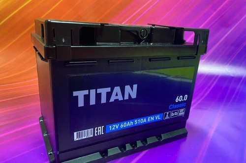 Аккумулятор Titan 60 ач 510а