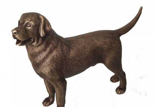 Бронзовая статуэтка собака лабрадор