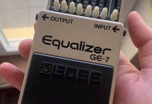 Гитарные педали boss equalizer ge-7