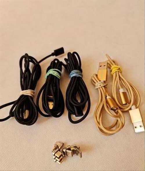 Комплект магнитных кабелей (USB-C, iPhone, Micro)