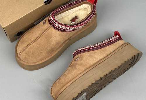 Угги Женские Слипоны UGG Tazz Platform Chestnut