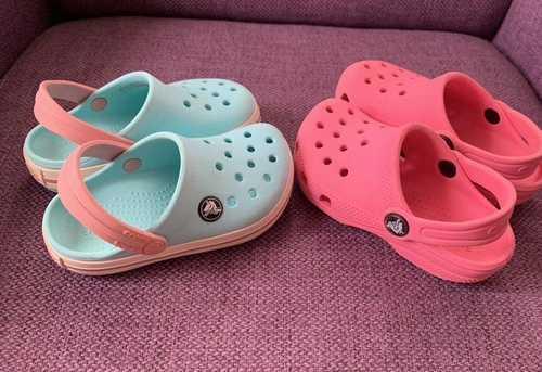 Оригинальные crocs для девочки р.С8