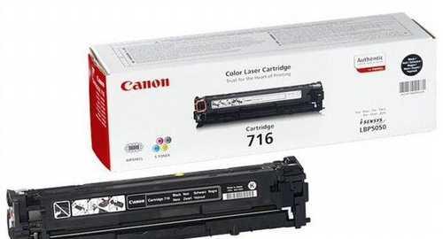 Картридж лазерный Canon 716BK 1980B002 черный (230