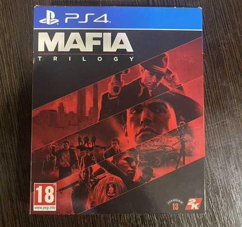 Mafia trilogy ps4 диск