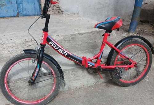 Детский велосипед складной диаметр 18