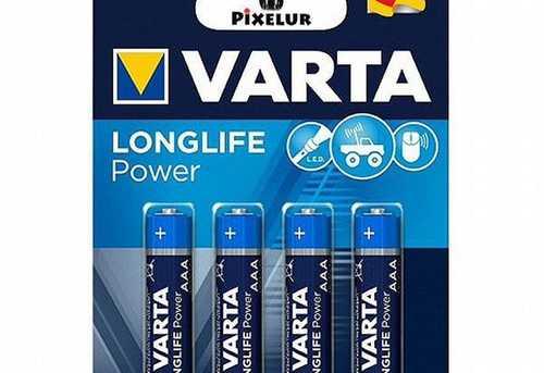 Батарейки varta longlife Power AAA (блистер 4 штук