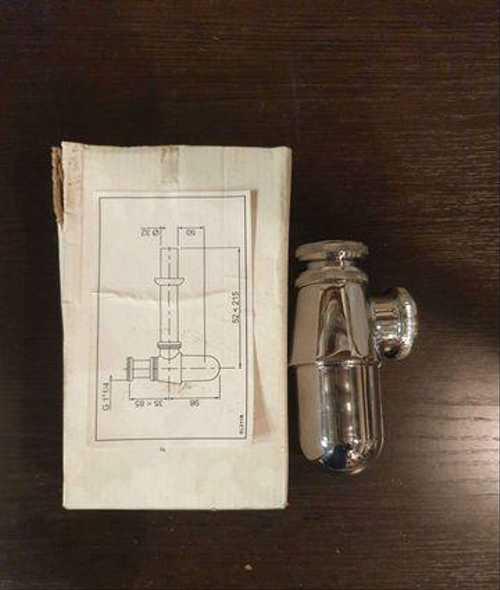 Сифон для раковины Wirquin Classic SL211B латунь