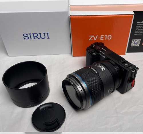 Sony ZV-E10   объектив 56mm f/1.2 Новый