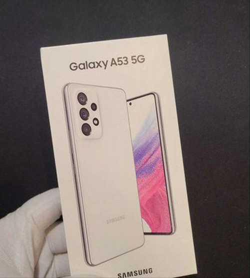 Новый Samsung A53 white 8/128 gb